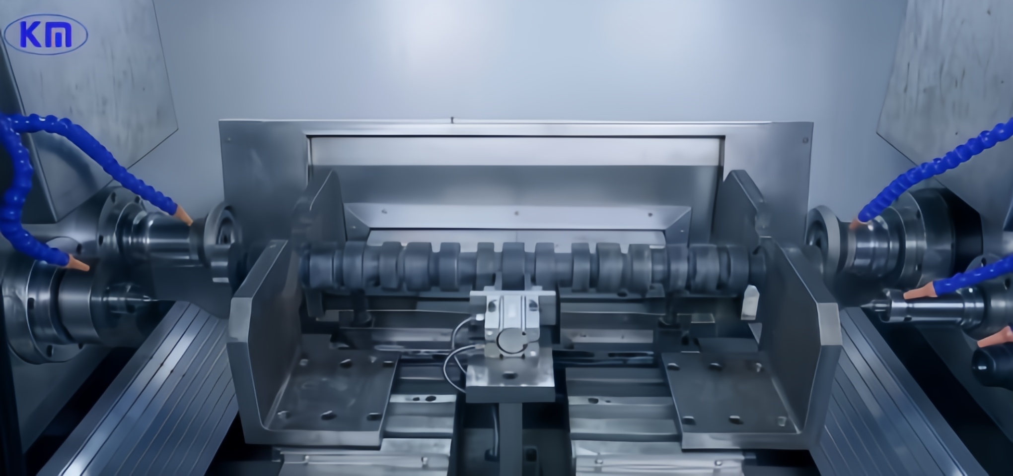 Face Milling and Center Drilling Machine, CNC machine, dual spindle ...